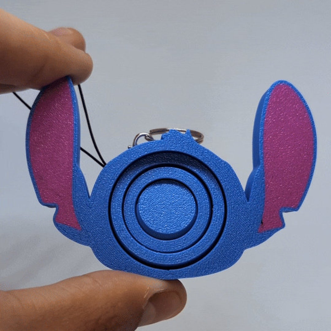 Stitch Gyroscope Keychain Toy - Etsy