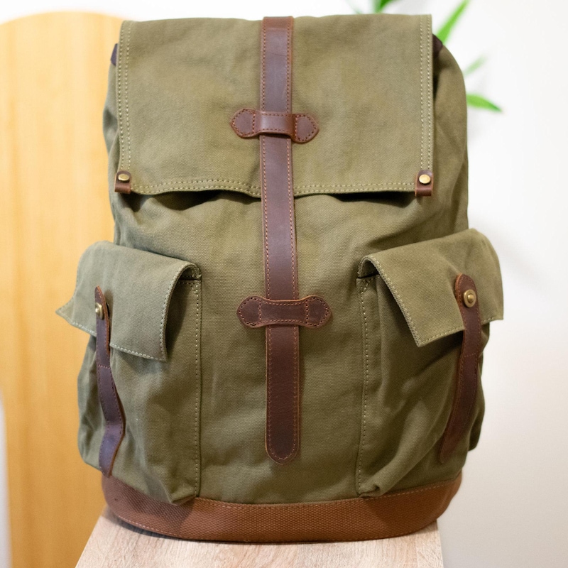 Canvas Rucksack - Etsy