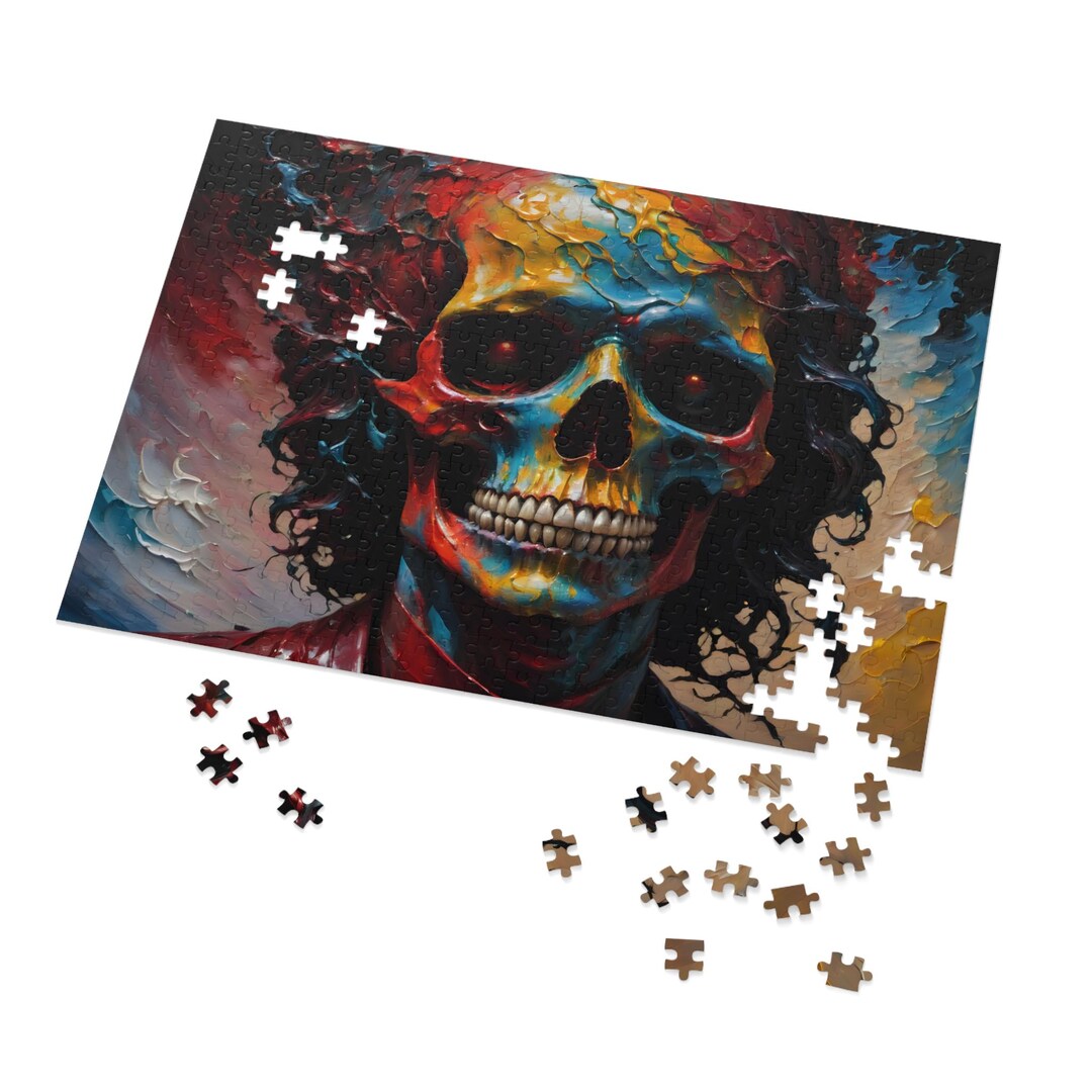 Skull, Undead Corpse 4 Jigsaw Puzzle With Tin Available in 252, 500 ...