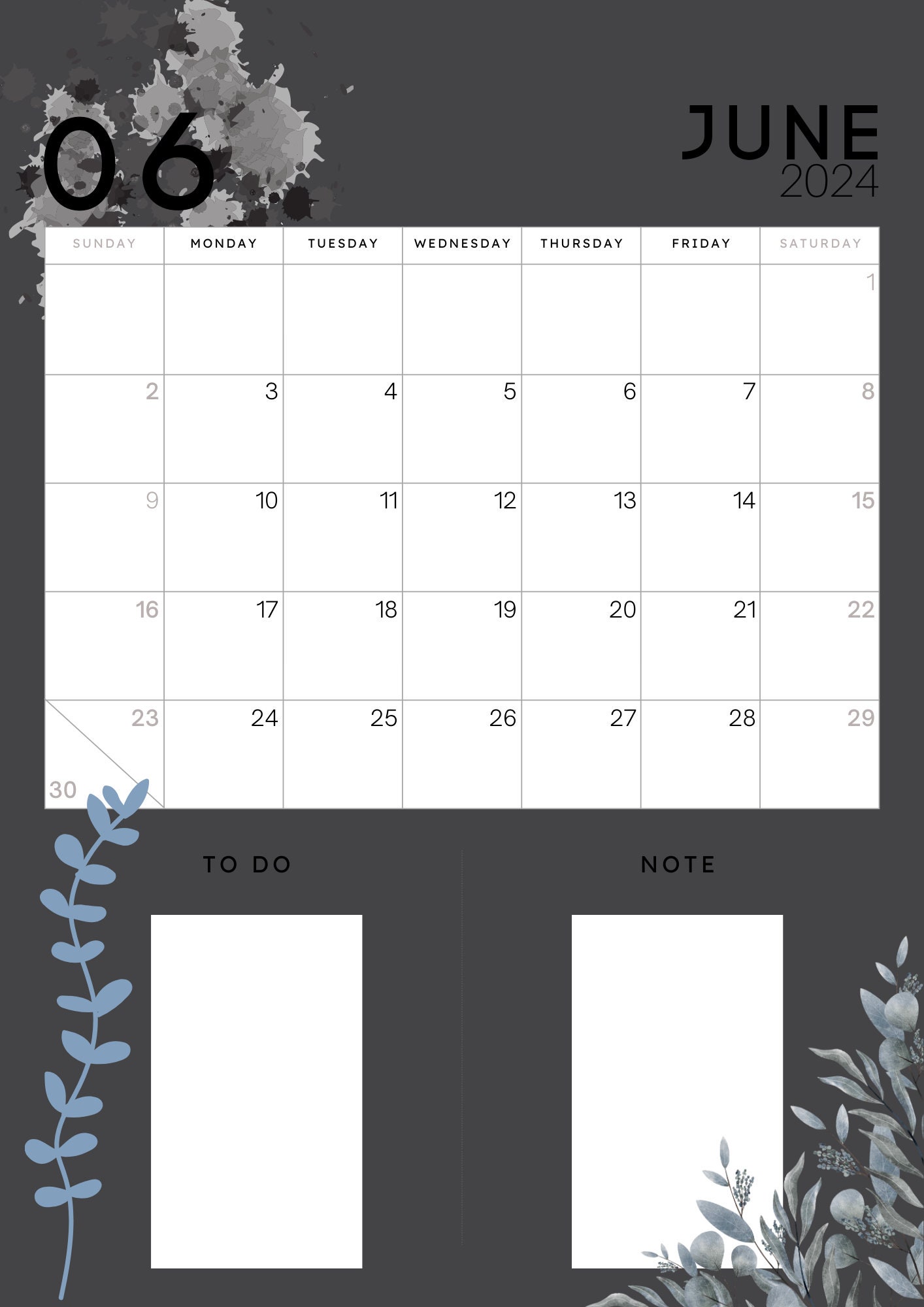 Monthly Themed 2024 Calender - Etsy