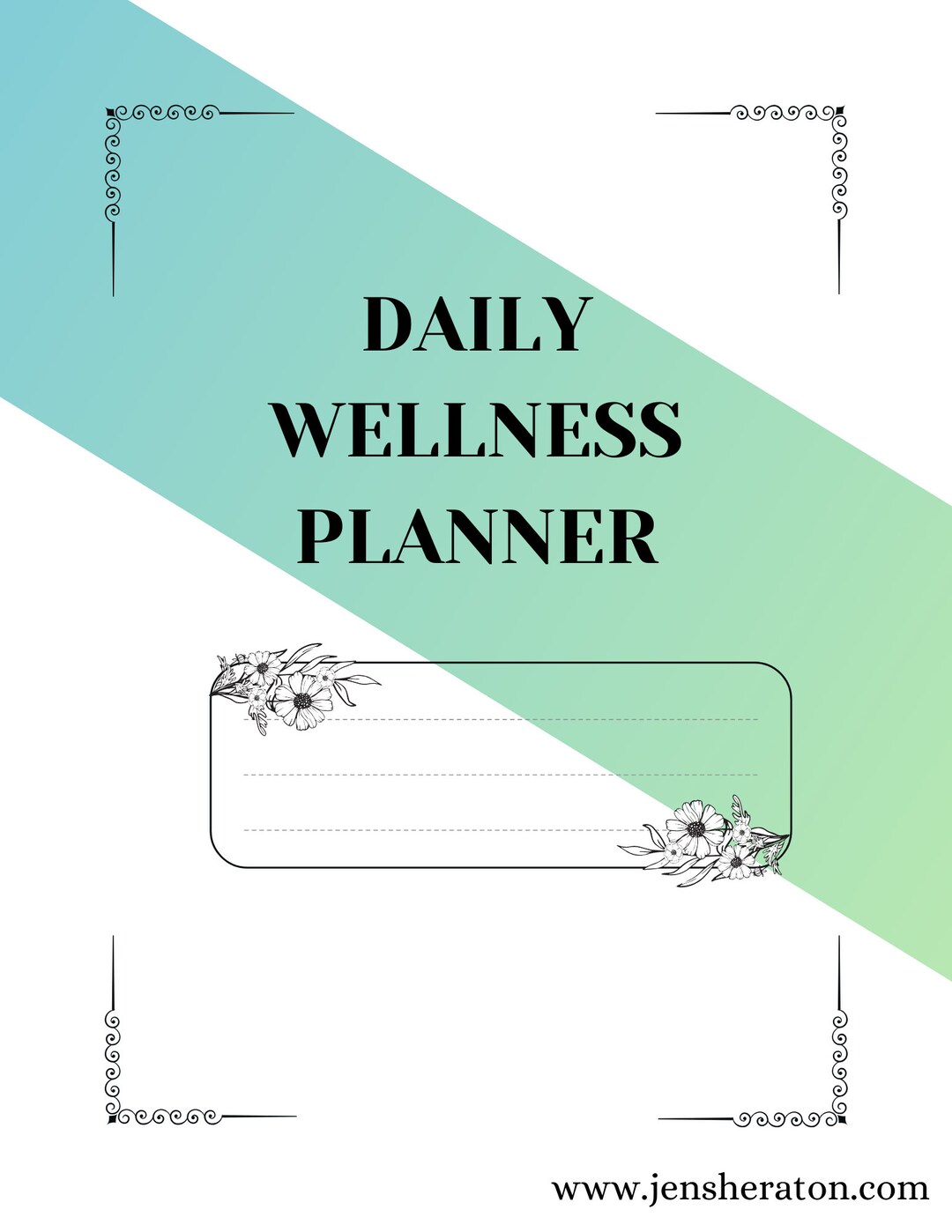 Daily Wellness Planner Printable to Help You Track Your Daily Habits ...