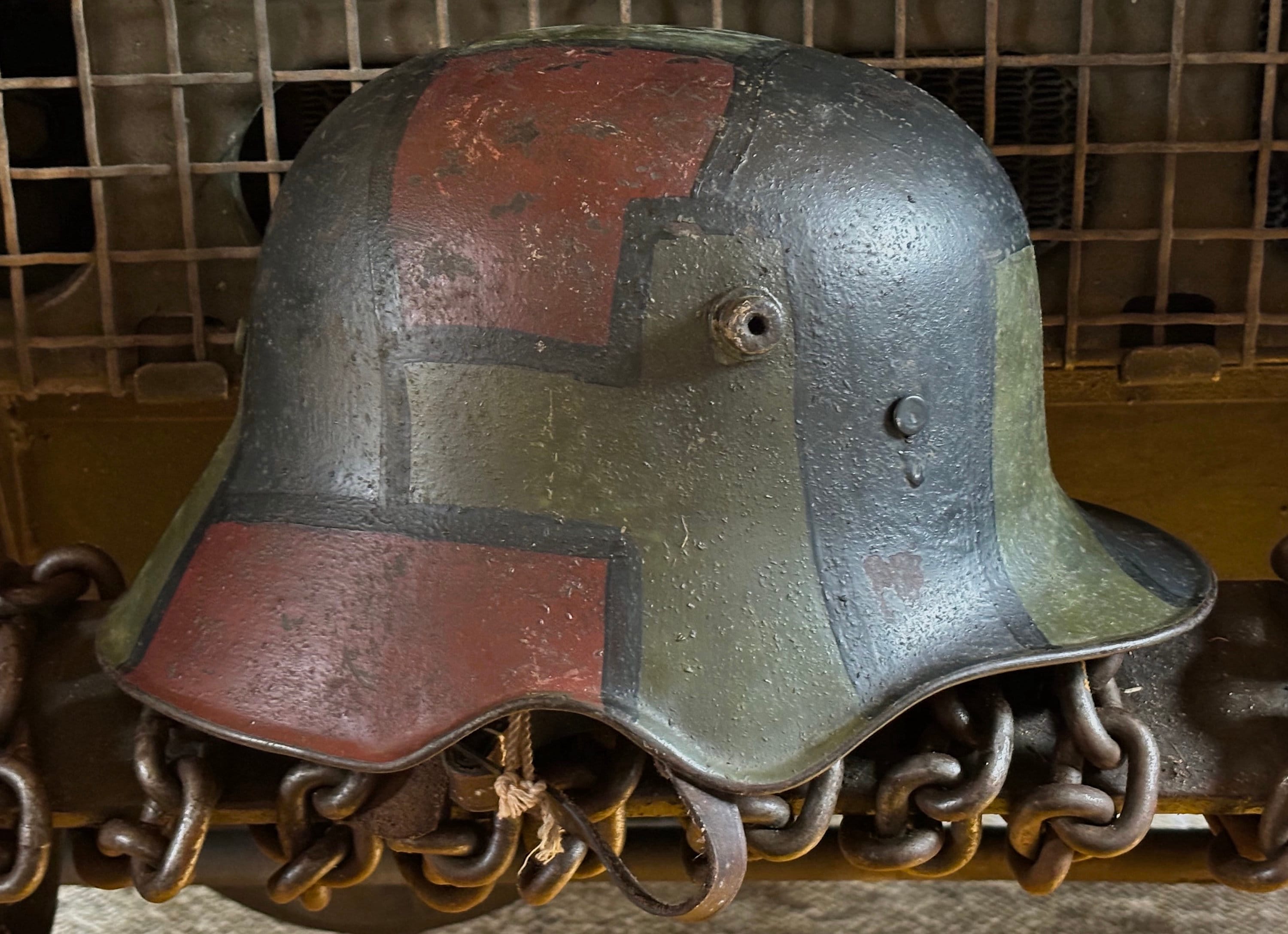 WW1 German M.18 Cutout Steel Helmet mod.1918 Stahlhelm Rare & Original ...