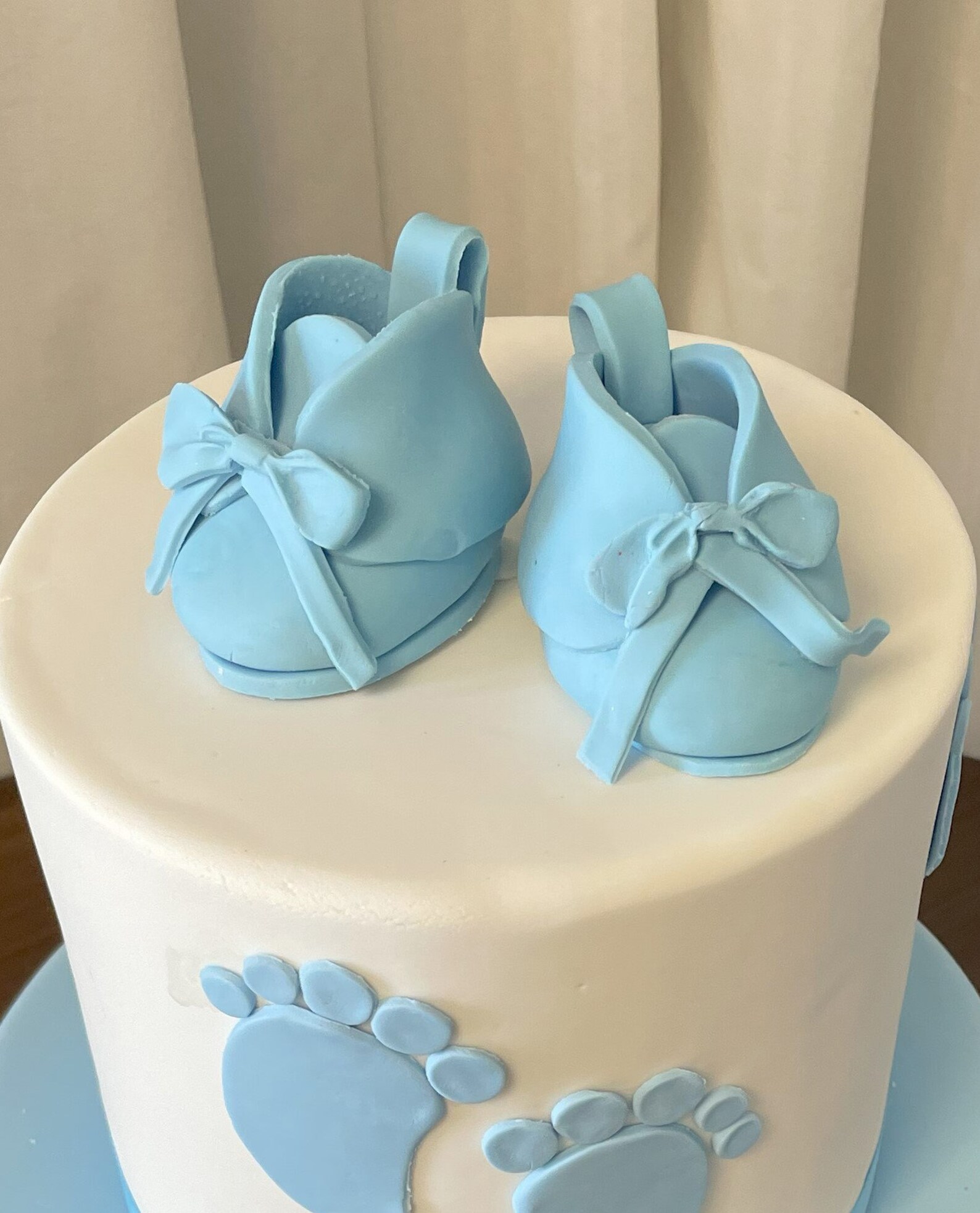 Baby Shoes, Baby Booties Fondant Cake Topper for Baby Shower - Etsy