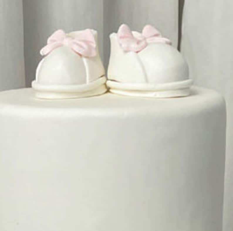 Baby Shoes, Baby Booties Fondant Cake Topper for Baby Shower - Etsy