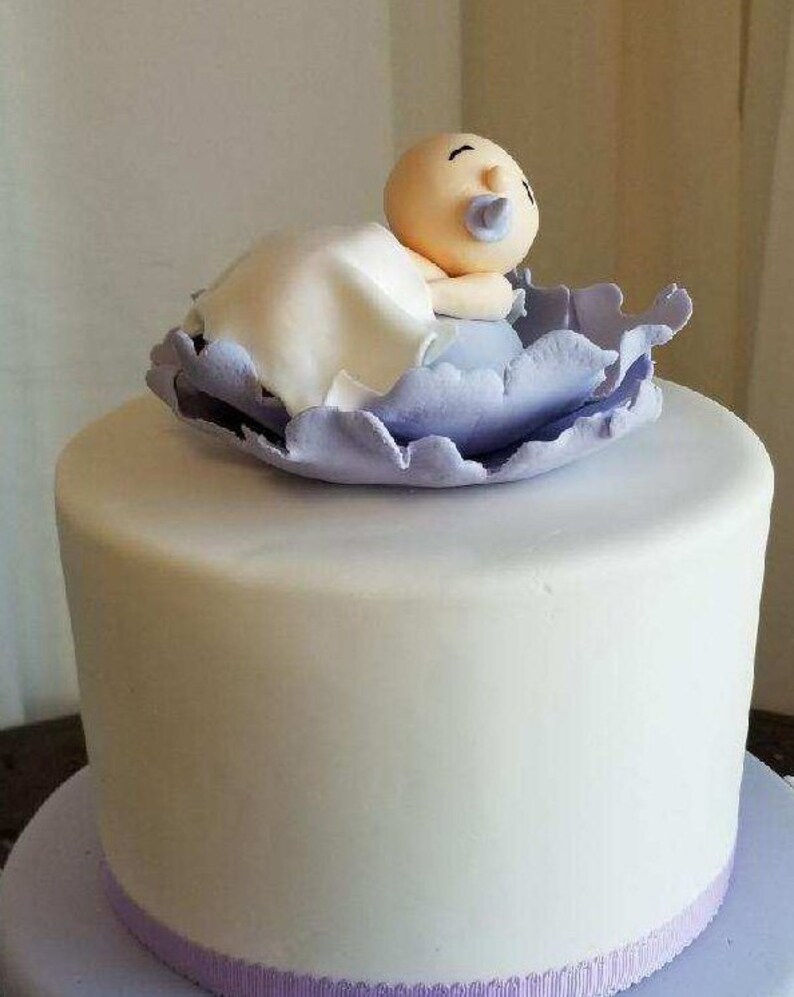 Flower Theme Baby Shower Cake Topper - Etsy