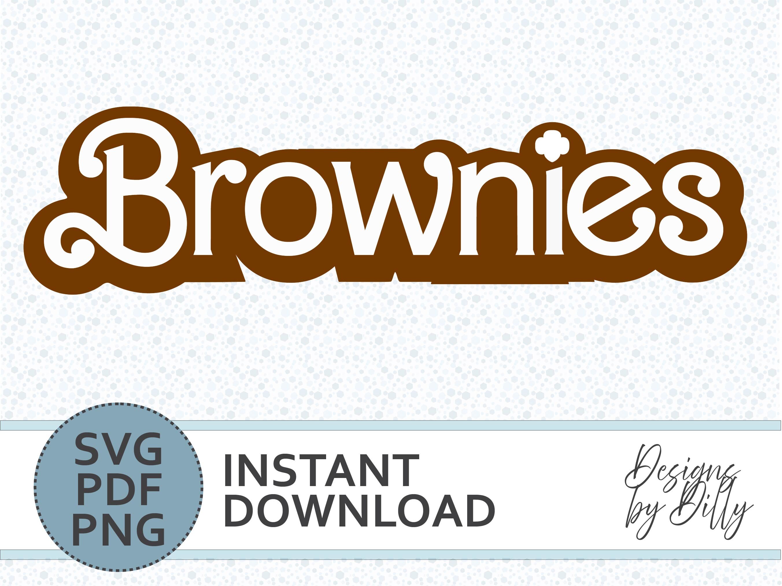 Girl Scout Brownies SVG, Brownie Girl Scout, Barbie Design - Etsy