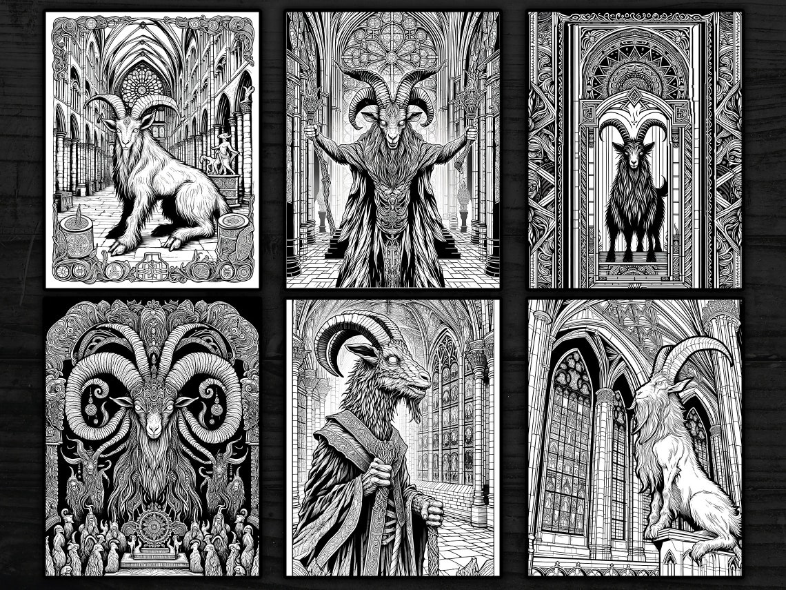 66 Evil Coloring Pages, the Evil Coloring Book for Teens and Adults ...