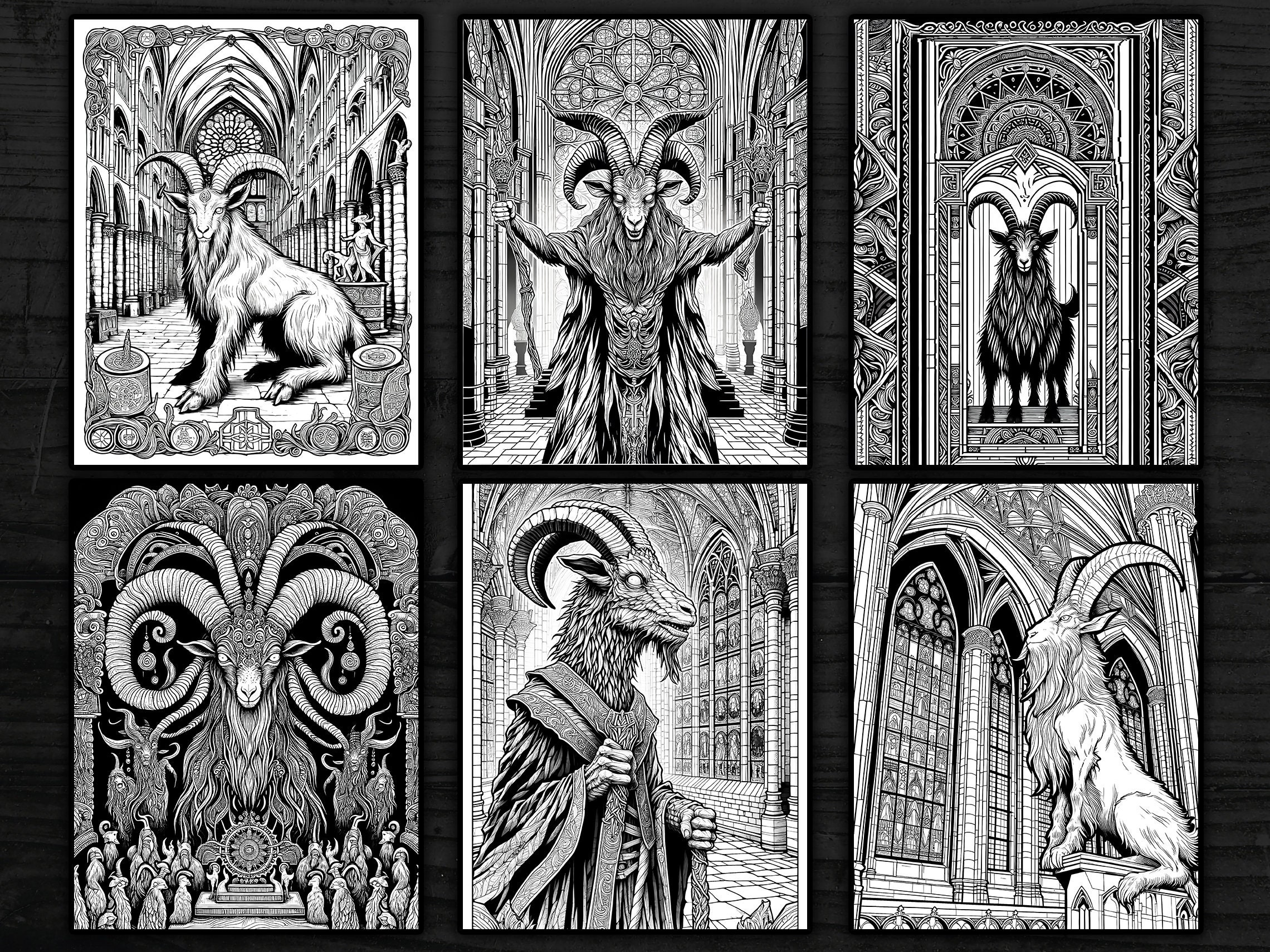 66 Evil Coloring Pages, the Evil Coloring Book for Teens and Adults ...