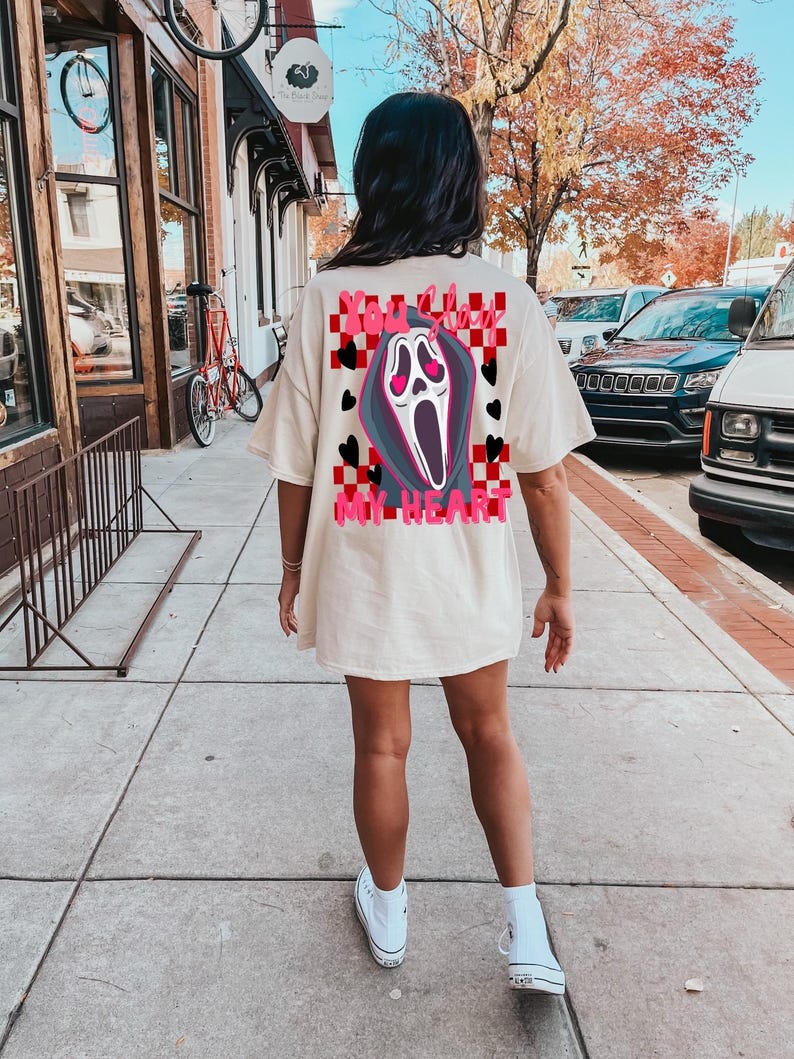 Valentine’s Day Png Horror Scream Scary Dtf Sublimation You Slay My ...