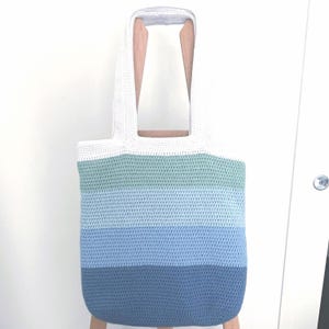 Whispering Waves Tote Bag Crochet Pattern PDF – Textured Bag Design ...