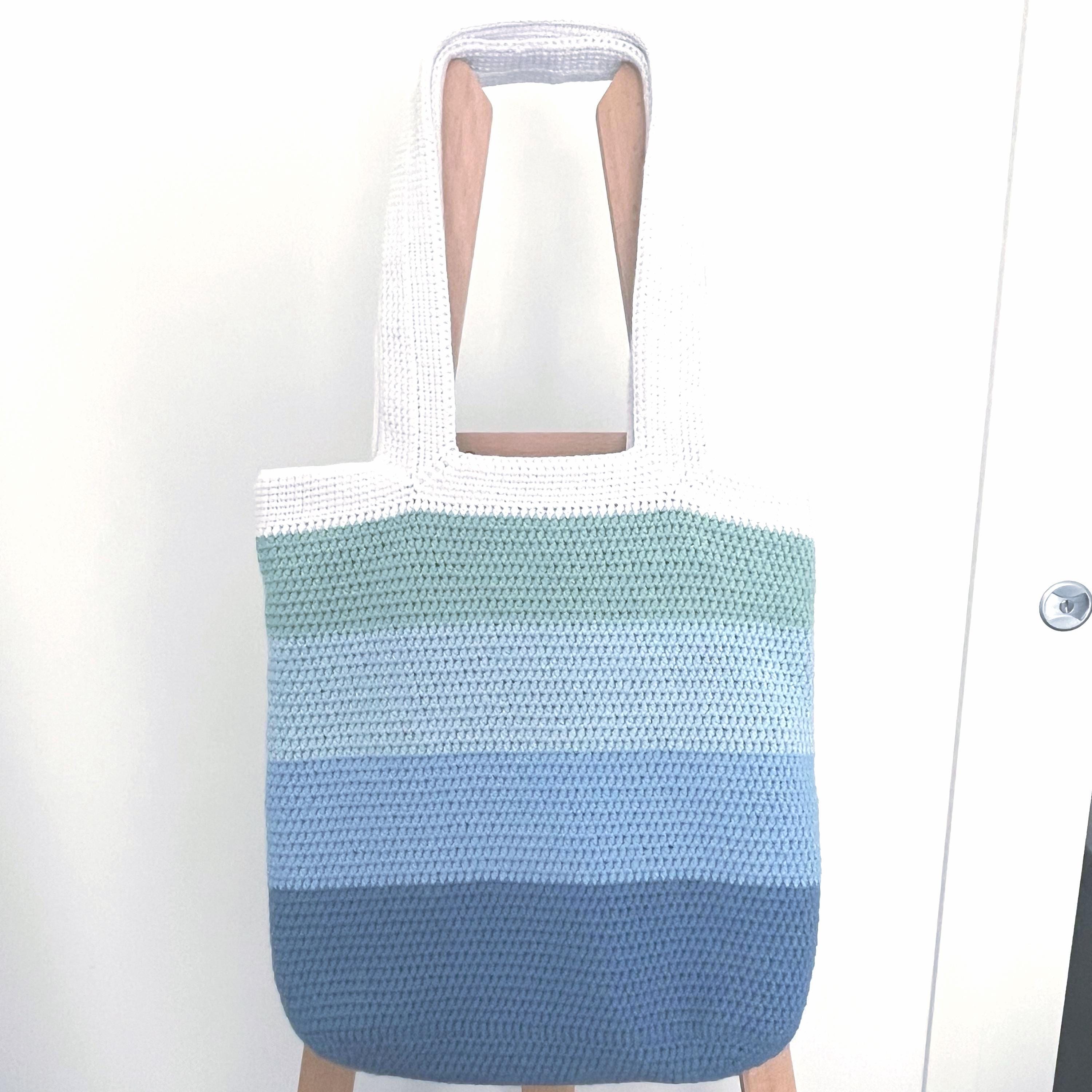 Whispering Waves Tote Bag Crochet Pattern PDF – Textured Bag Design ...
