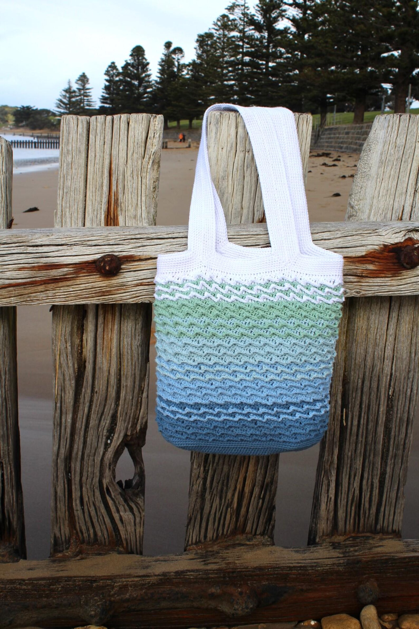 Whispering Waves Tote Bag Crochet Pattern (digital Pattern Only) [beach ...