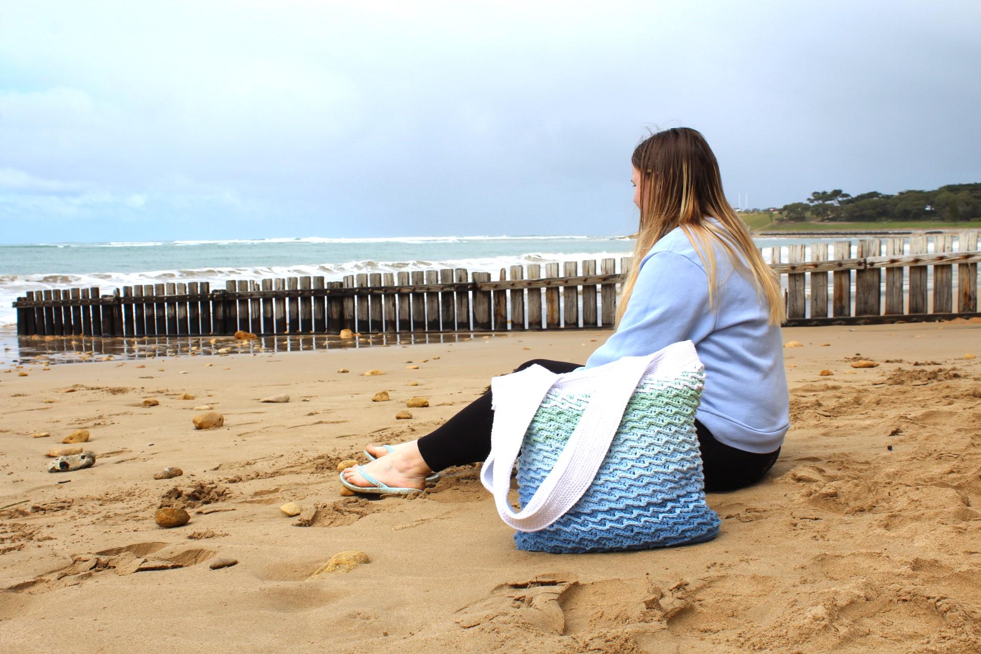 Whispering Waves Tote Bag Crochet Pattern (digital Pattern Only) [beach ...