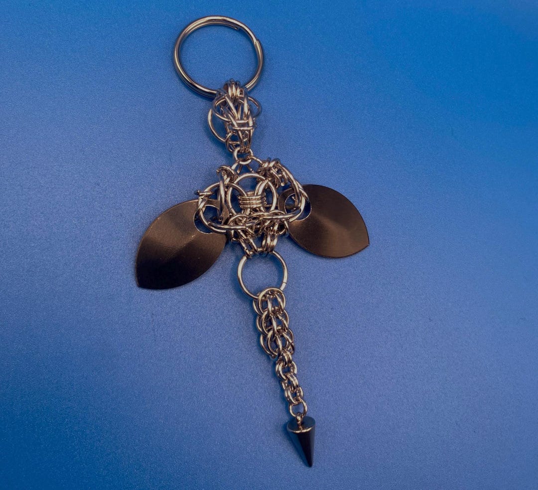 Baby Dragon Chainmail Keychain or Pendent - Etsy