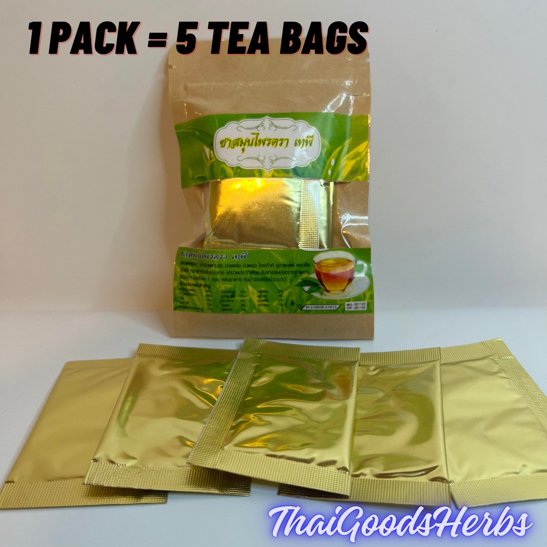 25 Packs of Thai Herbal Tea 125 Tea Bags - Etsy
