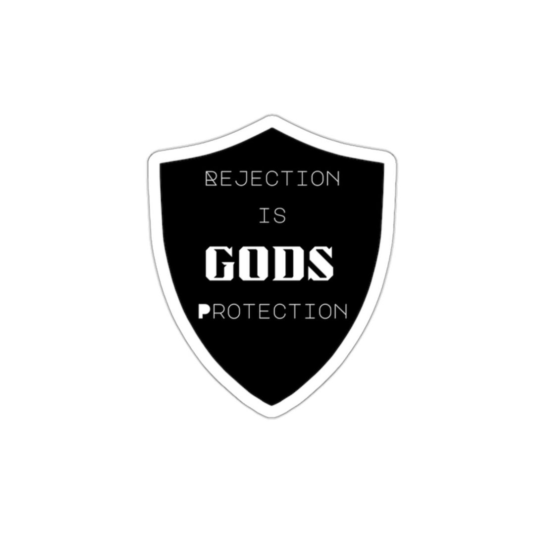 Simple "rejection is Gods Protection Die-cut Sticker - Etsy