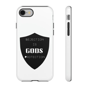 Rejection is Gods Protection Tough Phone Cases - Etsy