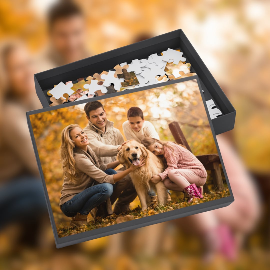 Custom Family Photo Puzzles From Pictures, Personalized Puzzle 96, 252 ...
