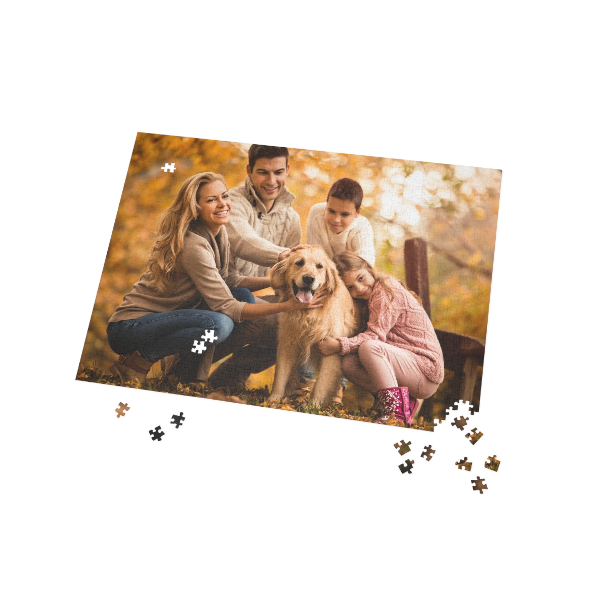 Custom Family Photo Puzzles From Pictures, Personalized Puzzle 96, 252 ...