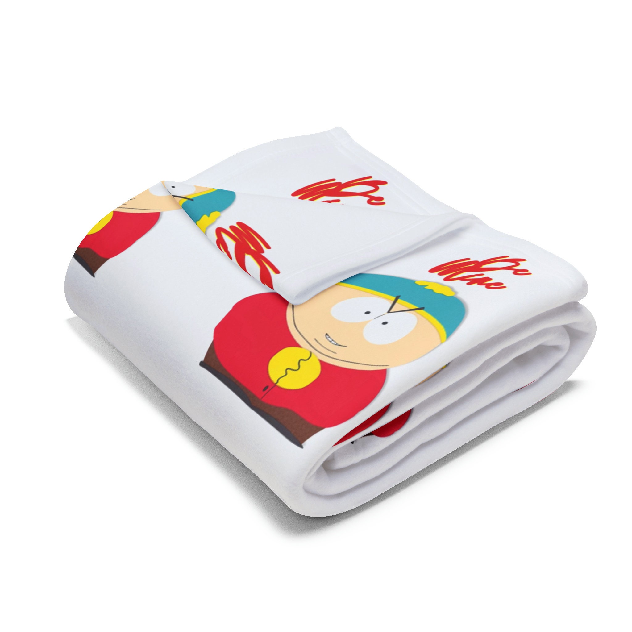 Cartman Fleece Blanket, Be Mine Cartman Funny Blanket, Valentines Day ...