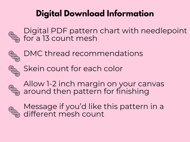 New York Icons Needlepoint Pattern | Digital Download - Etsy