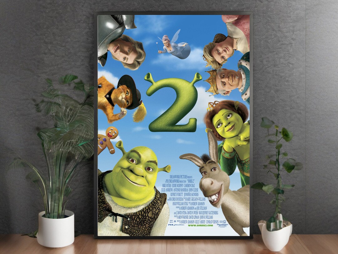 Shrek 2_movie Posters, Decorative Paintings, Poster Design, Movie ...