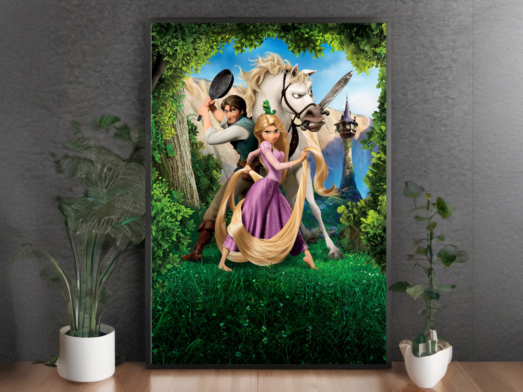 Tangled Movie posters by Ryan Johnson | Printblur