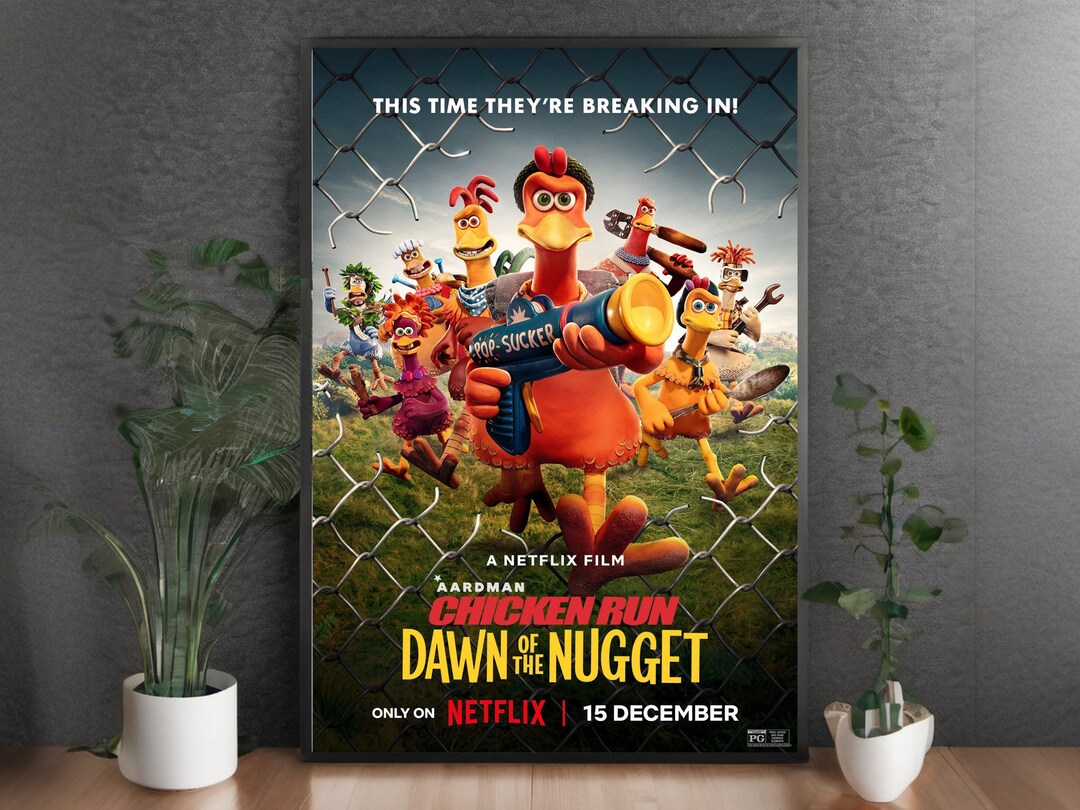 Chicken Run Dawn of the Nugget_movie Posters, Decorative Paintings ...