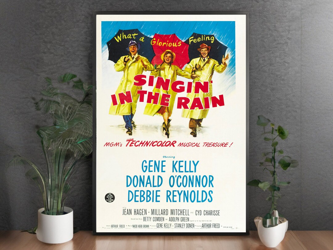 Singin in the Rain_movie Posters, Decorative Paintings, Poster Design ...