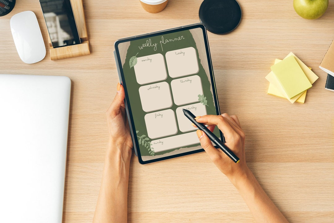 Digital Planner Print Out Planner for iPad Digital Minimalist Planner ...