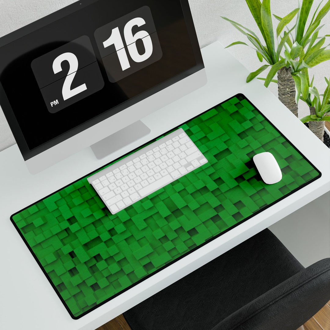 Minecraft Gaming Desk Mat, Gaming Mat,, Large Gaming , Minecraft Desk ...