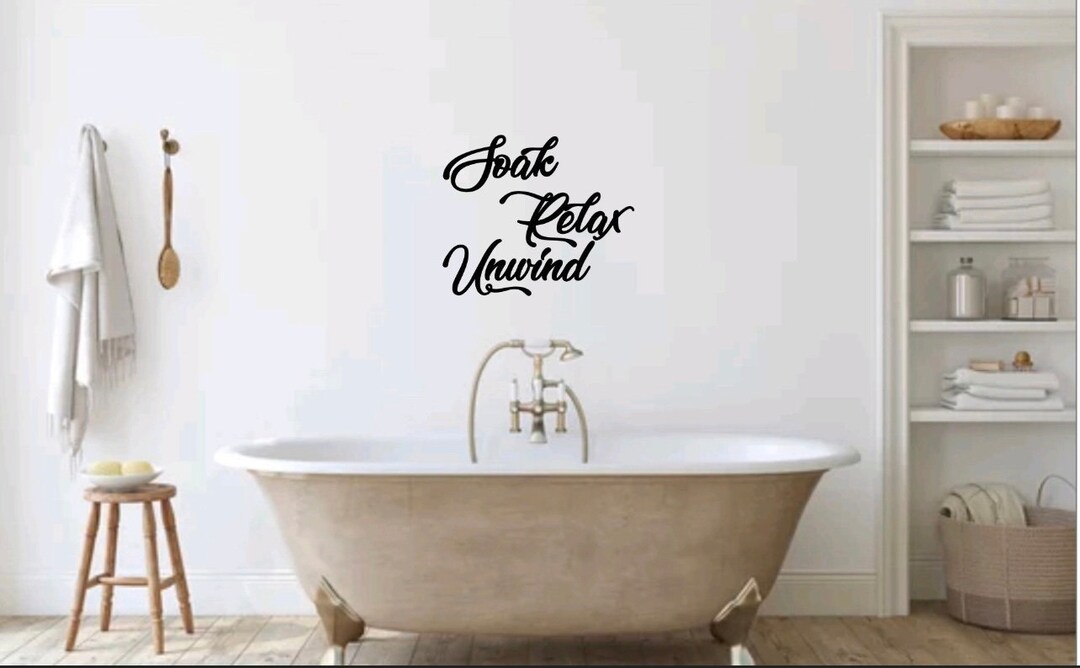 Bathroom Wall Art/stickers - Etsy