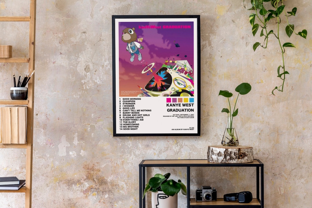 Kanye West Graduation Album Cover Walla Art - Etsy