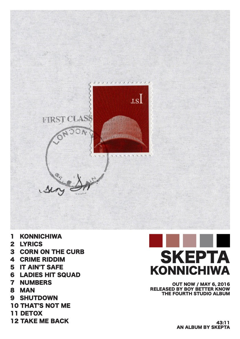 Skepta Konnichiwa Poster Album Cover Wall Art - Etsy
