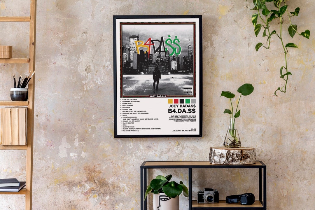 Joey Badass B4.DA.SS Album Cover Wall Art Poster - Etsy