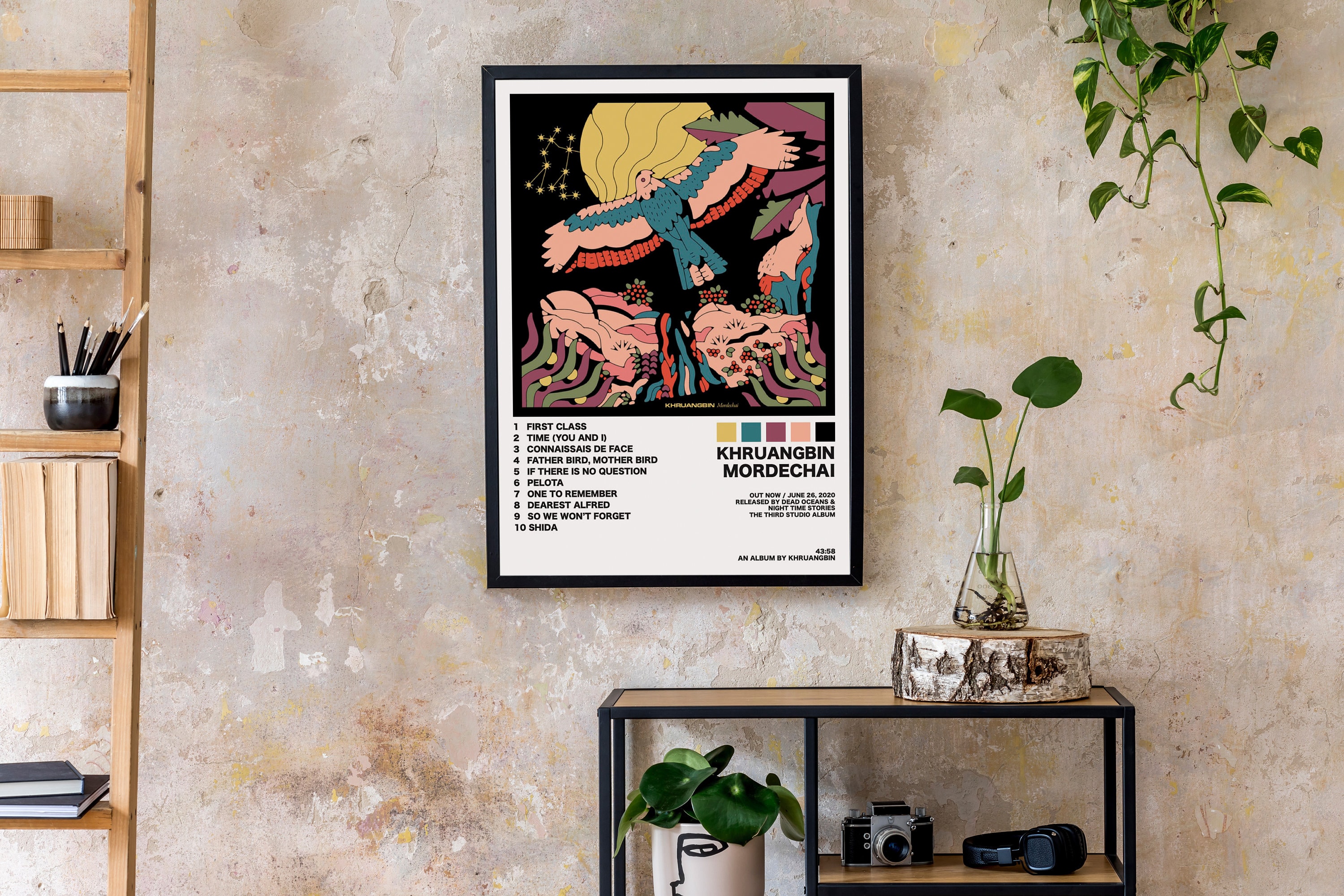 Khruangbin Mordechai Poster Album Cover Wall Art - Etsy