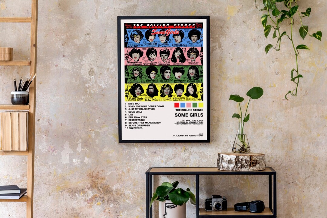 The Rolling Stones Some Girls Album Cover Wall Art Poster - Etsy