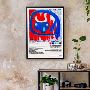 Action Bronson White Bronco Poster Album Cover Wall Art - Etsy