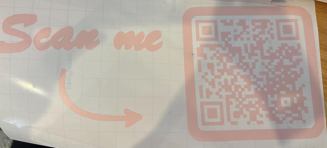 Custom Vinyl QR Code Decal | Business, Social Media, Wifi - Etsy