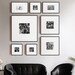 Customizable Family Photo Gallery Wall, Black Frame Gallery Wall, 8x12 ...