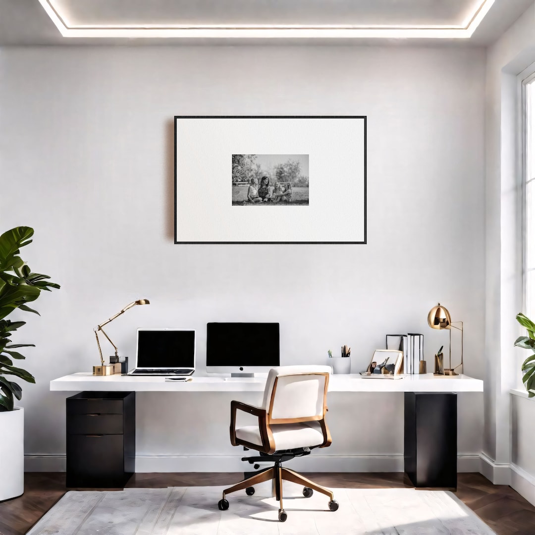 Extra Large Family Photo Gallery Wall, Black Frame Gallery Wall, 36x24 ...