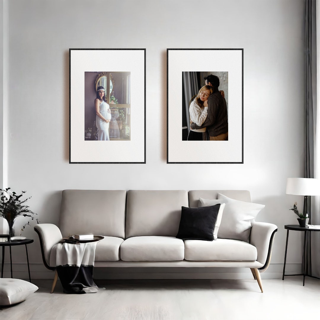 Extra Large Family Photo Gallery Wall, Vertical Frame Gallery Wall ...