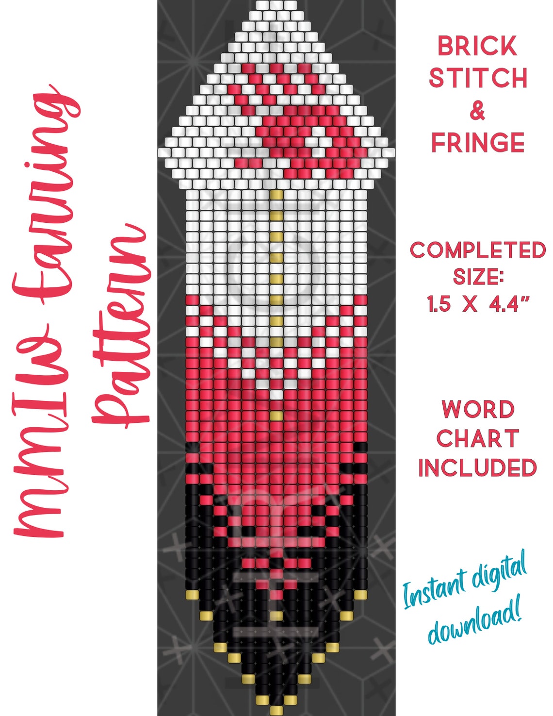MMIW Handprint Earring Pattern - Etsy
