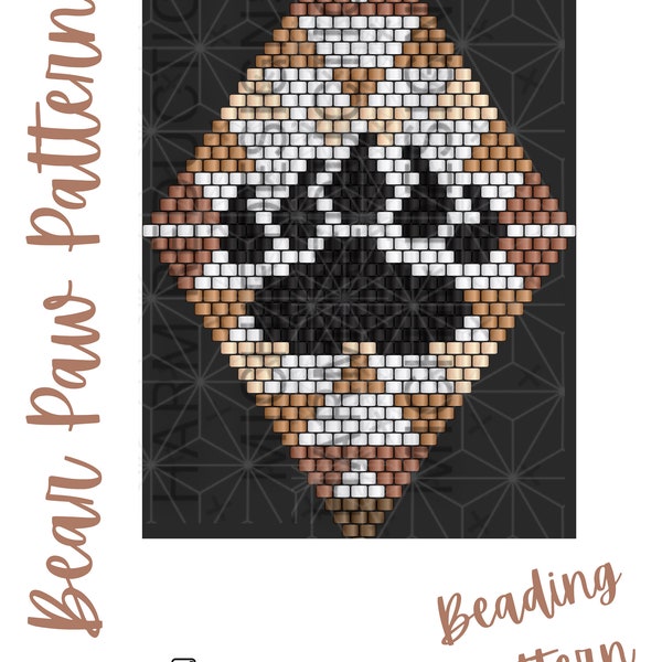 Bear Paw Beading Patterns - Etsy