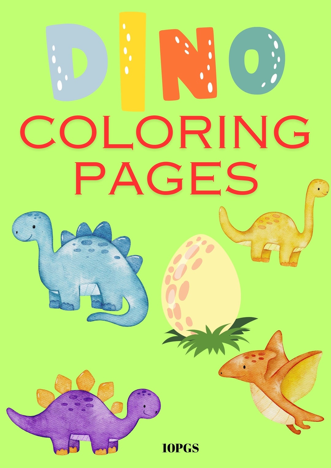 Printable Kids Activity Book,printable Dinosaur Coloring Book,preschool ...