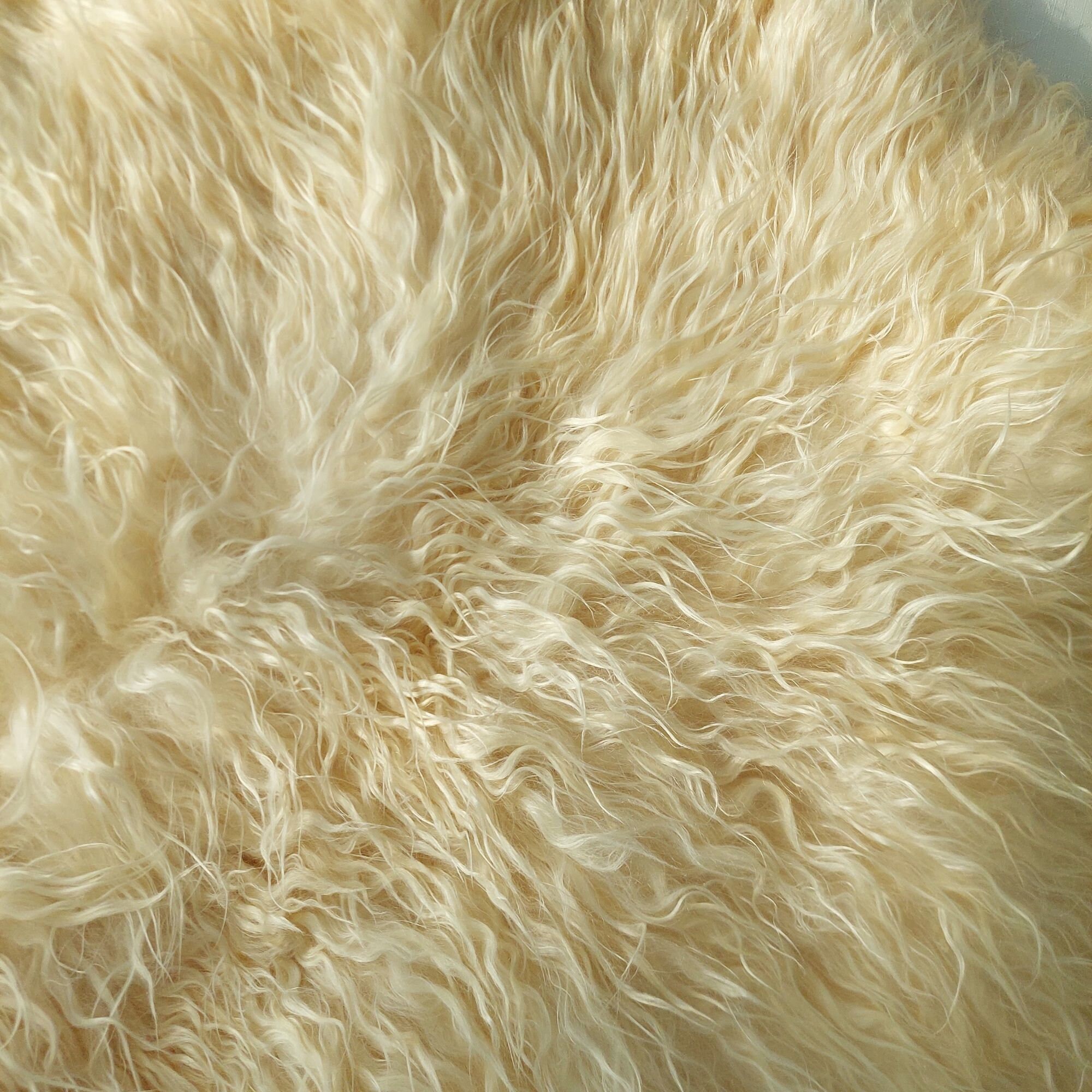 Vegetable Tanned Angora Goat Hide, Luxury Natural Organic Angora ...