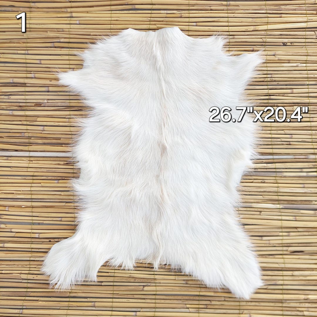 Exotic Baby Goatskin Rug: Natural Soft Hair Pelt, Luxury Home Decor - Etsy