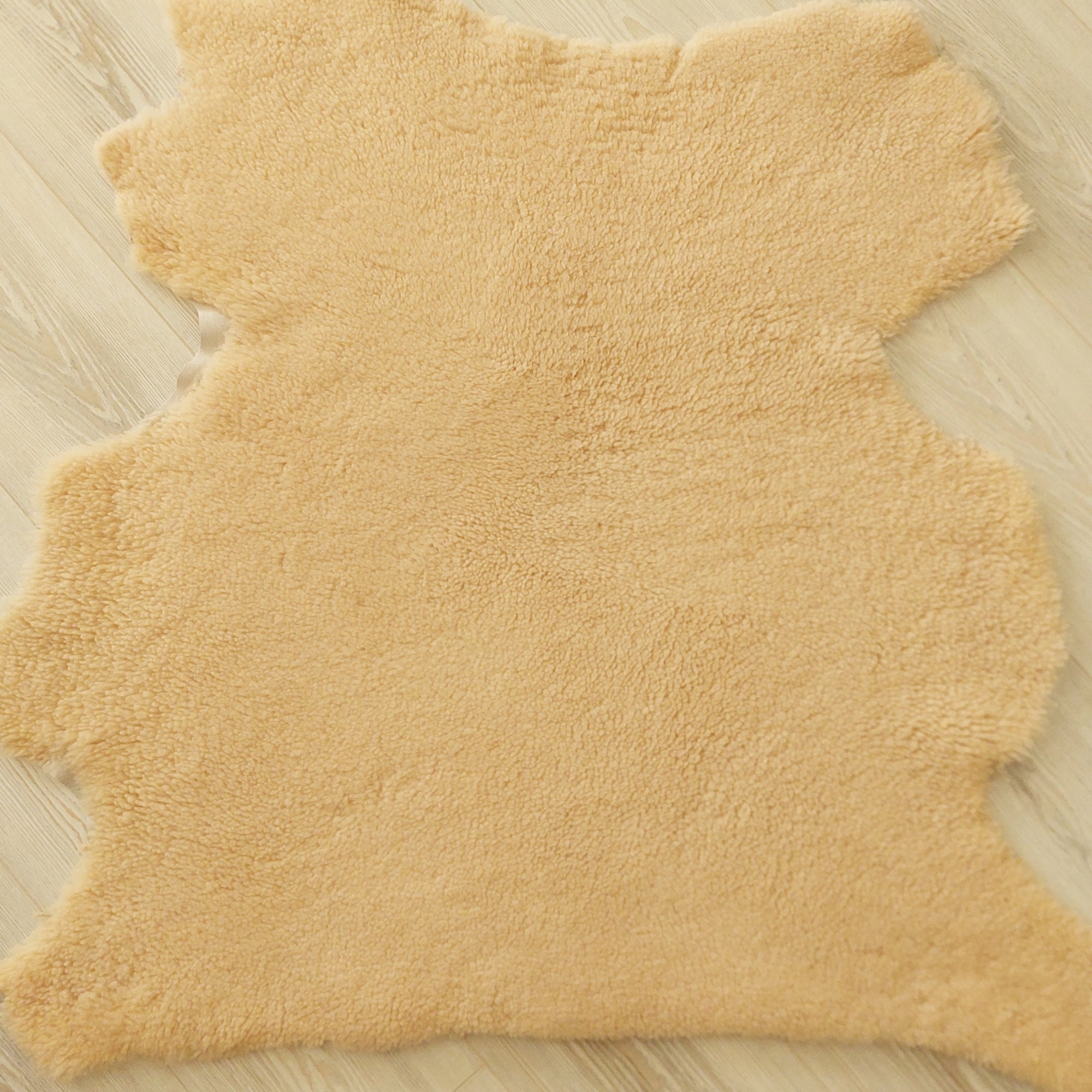 Genuine Upholstery Sheepskin, Gifts for Mom, XL Thick Curly Natural ...