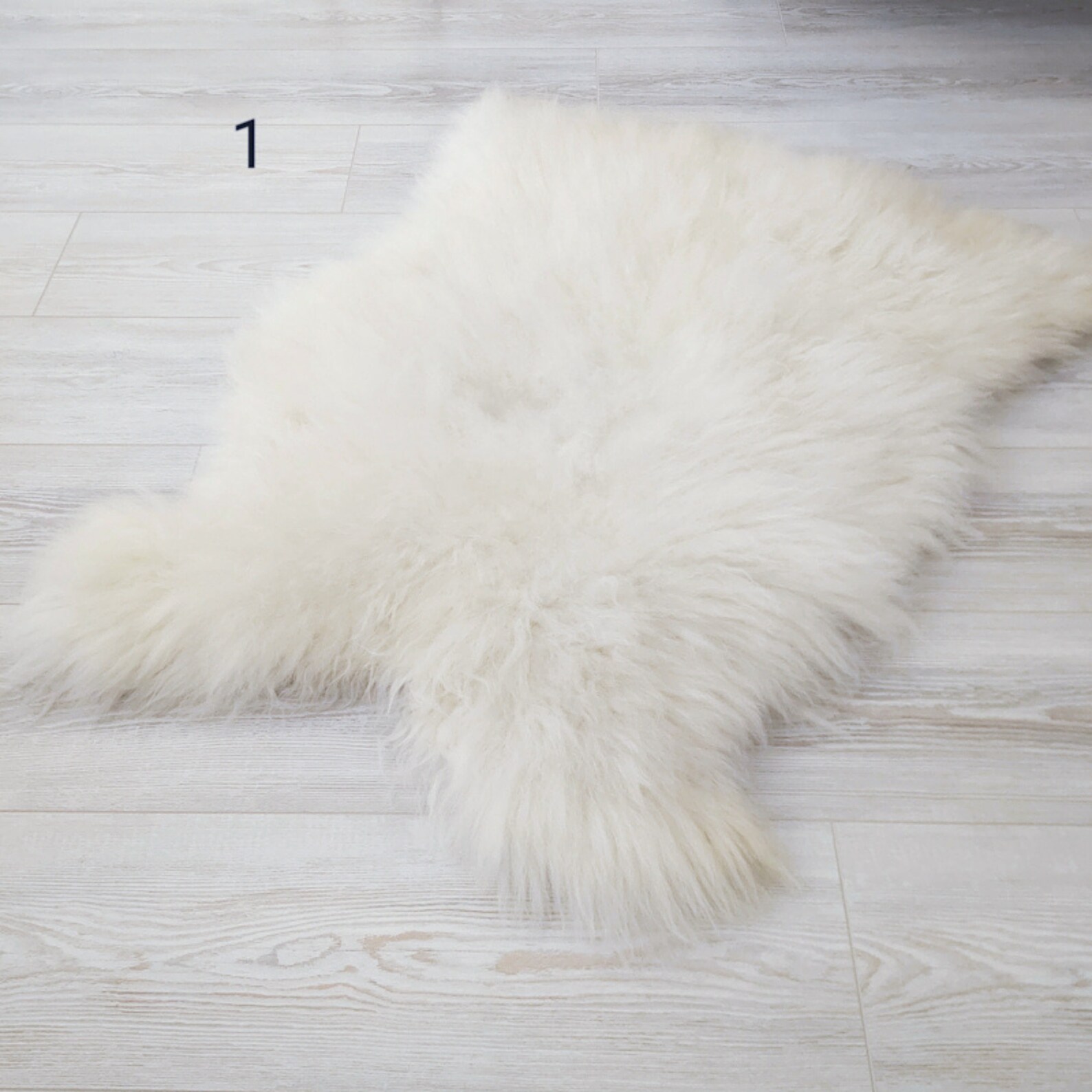 Luxurious Genuine Scandinavian Style Sheepskin Rug, Giant Natural ...