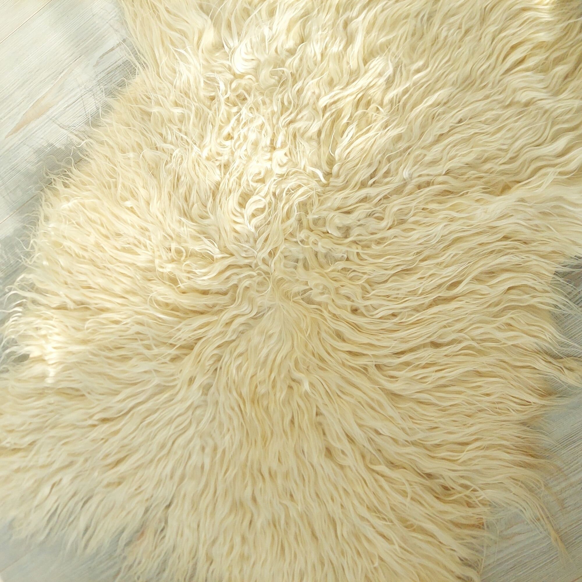 Vegetable Tanned Angora Goat Hide, Luxury Natural Organic Angora ...